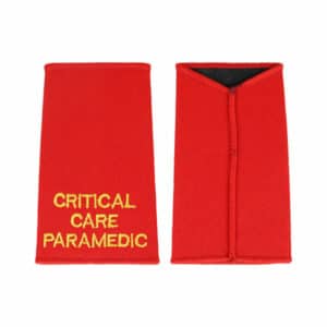 Critical Care Paramedic Red Epaulettes - Reflex Medical