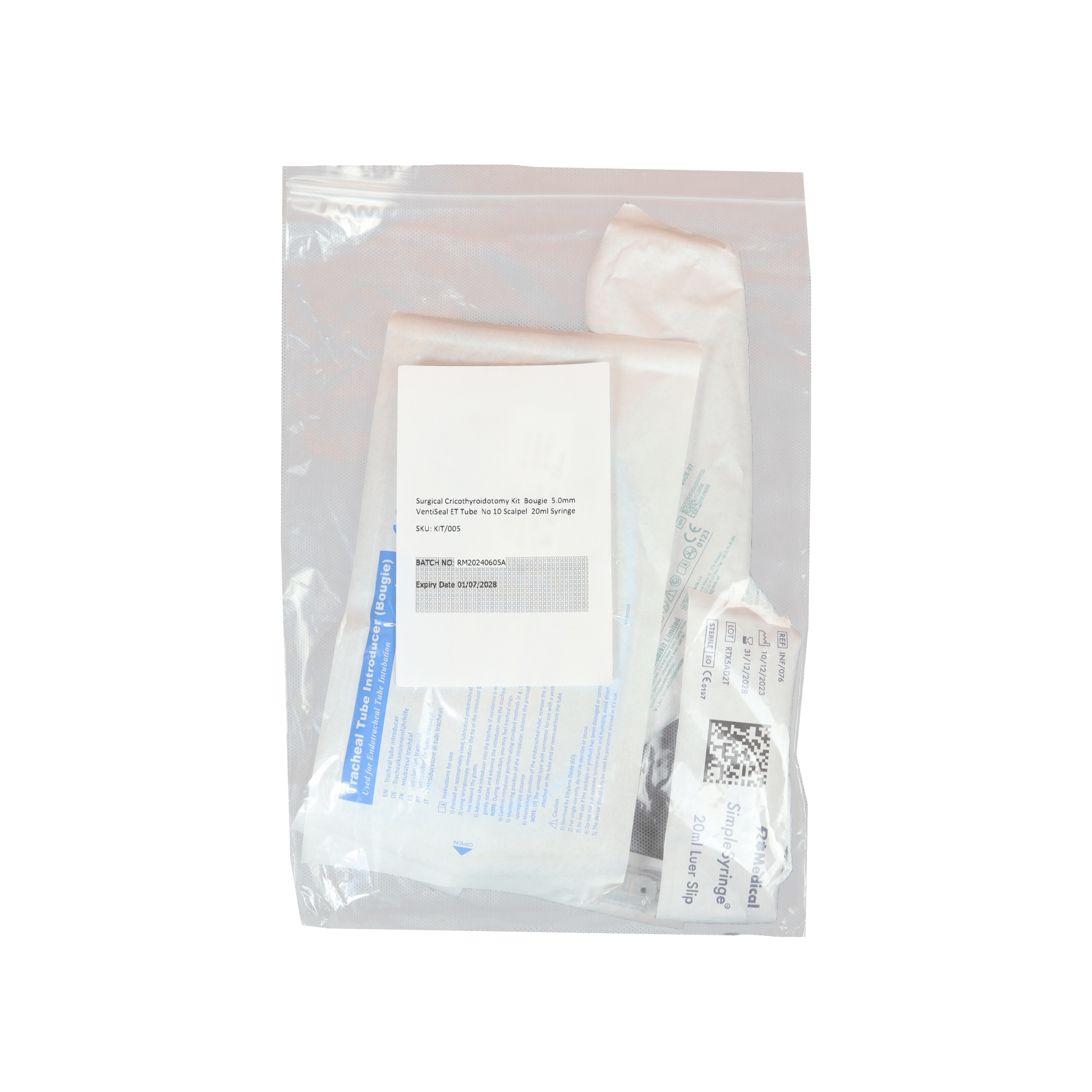 Surgical Cricothyroidotomy Kit - Reflex Medical
