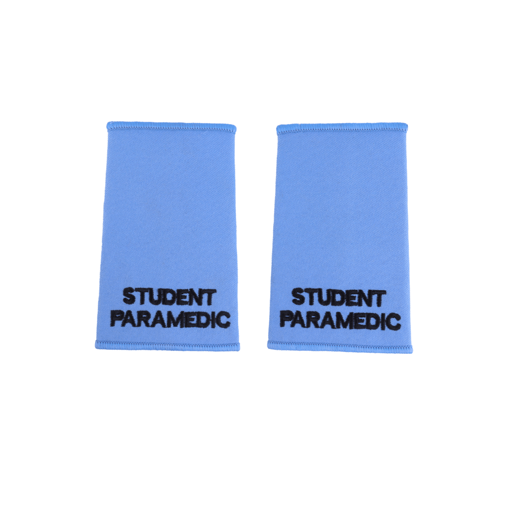 Pale Blue Student Paramedic Epaulettes - Reflex Medical