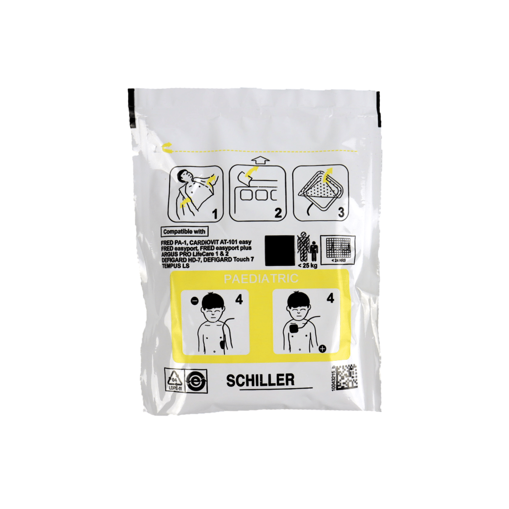 Schiller Defigard Touch 7 Adult Preconnected pads with RFID Tag ...