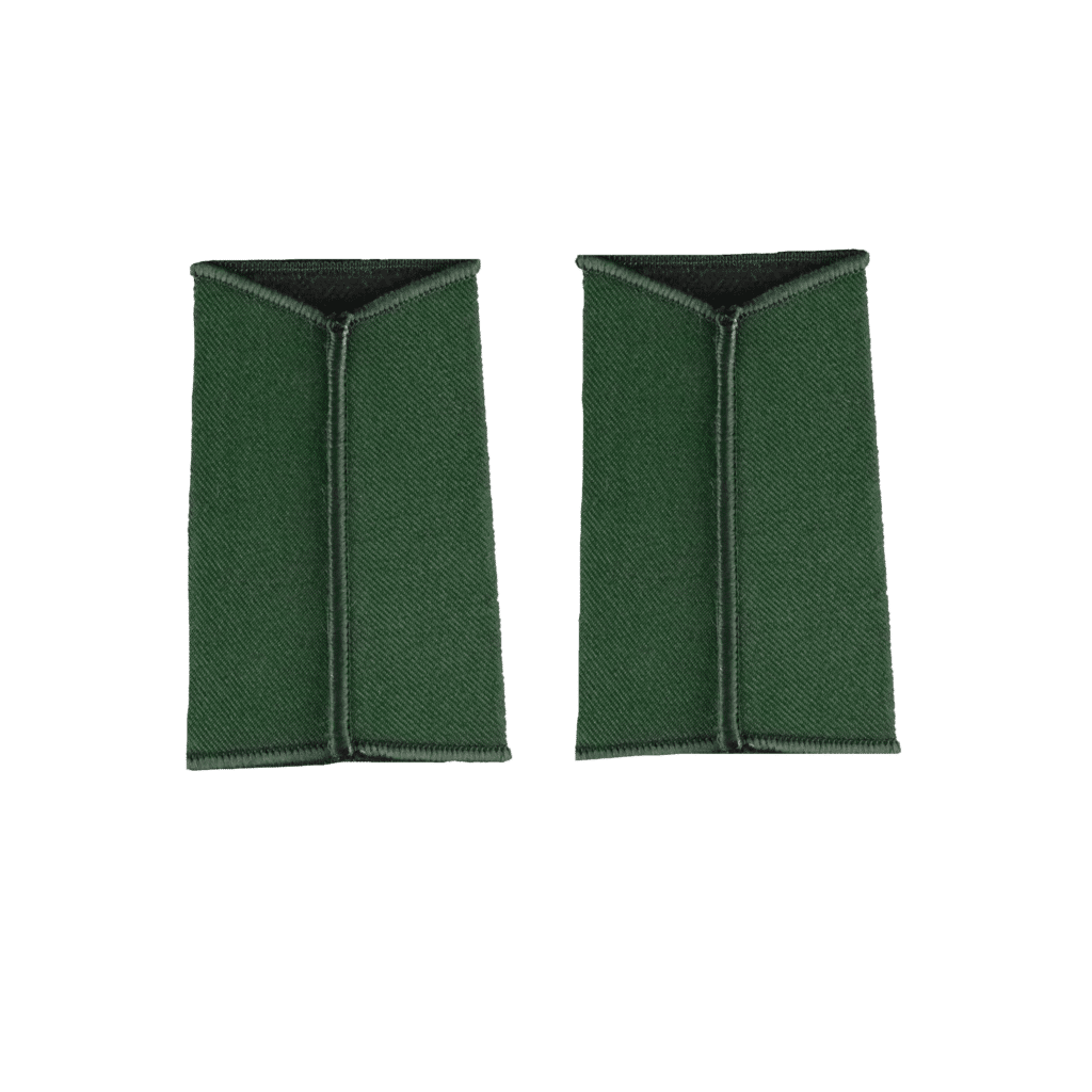 Embroidered Green Ambulance Epaulettes with 2 Pips - Reflex Medical