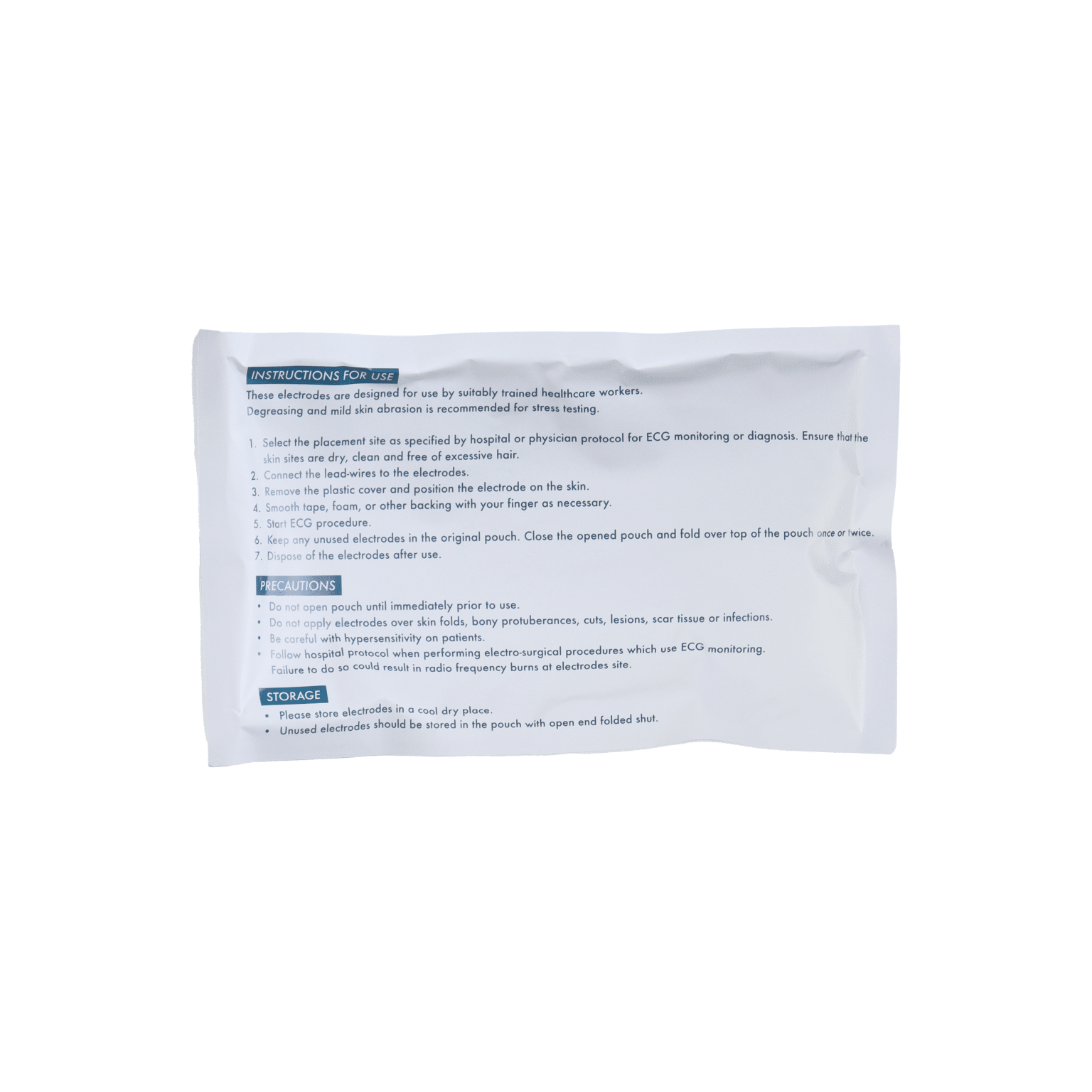 Reflex Medical FlexiSensor ECG Electrode Pack of 50 for Adult and ...