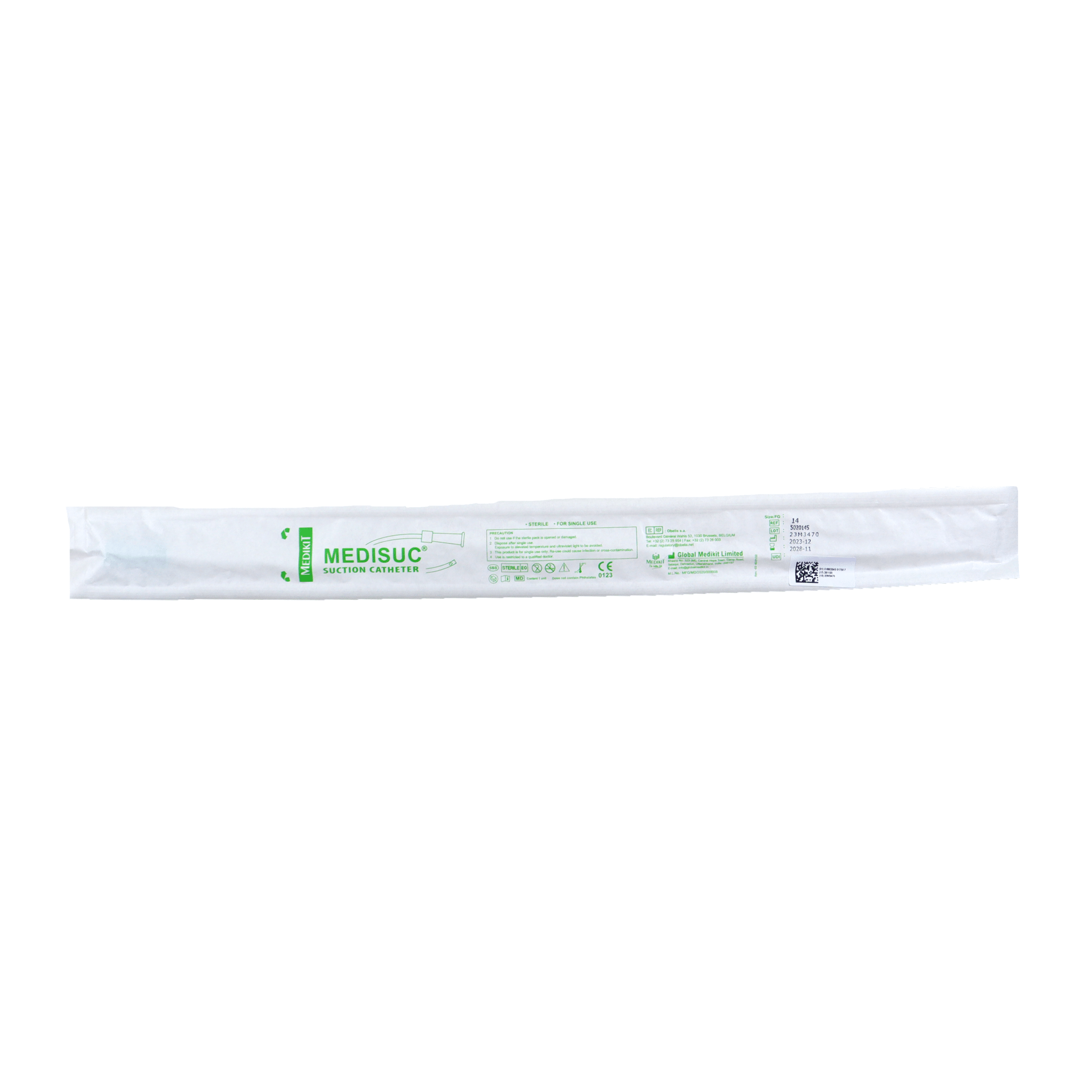 Medisuc Flexible Suction Catheter, 14Fr - Reflex Medical