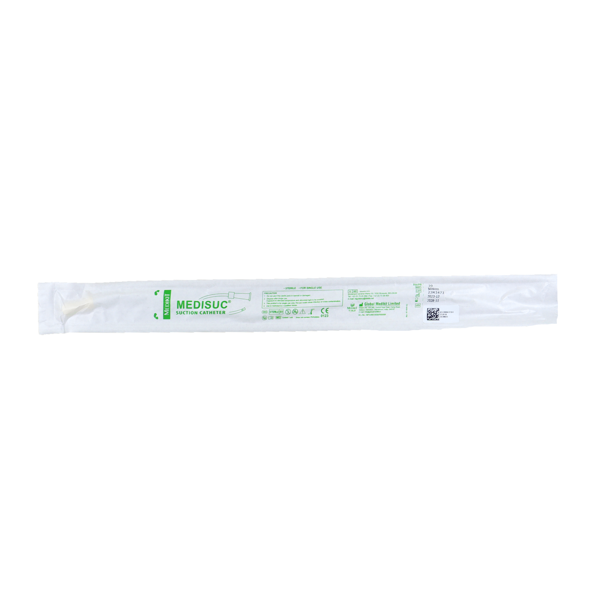 Medisuc Flexible Suction Catheter, 20Fr - Reflex Medical