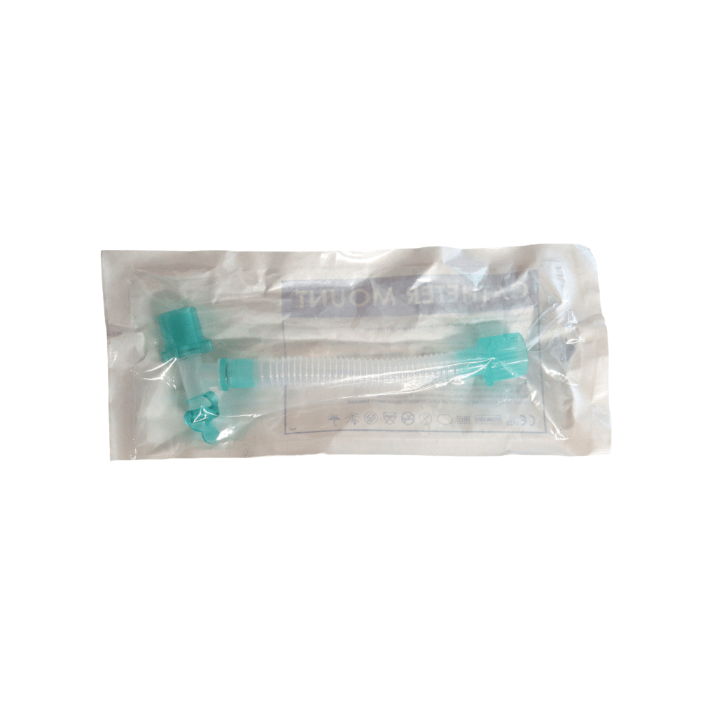 Catheter Mount With Gas Sampling Port - Reflex Medical