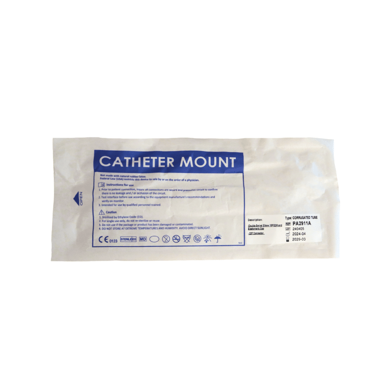 Catheter Mount With Gas Sampling Port - Reflex Medical